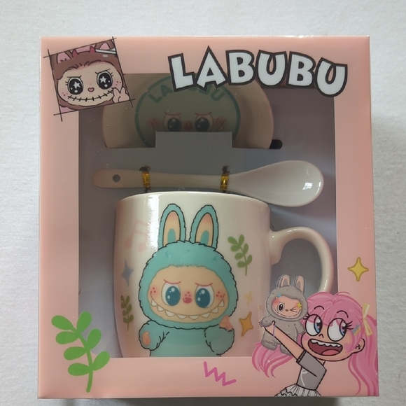 Kitchen | Labubu Bunny Mug And Spoon Set | Poshmark